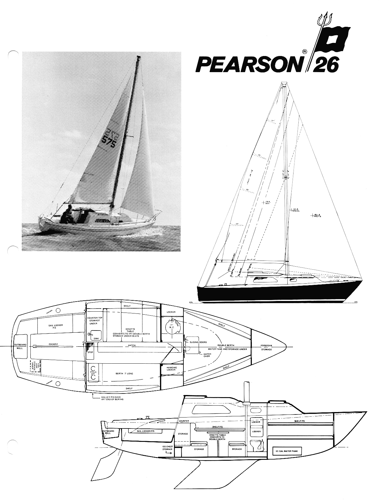 Pearson Yacht Drawings